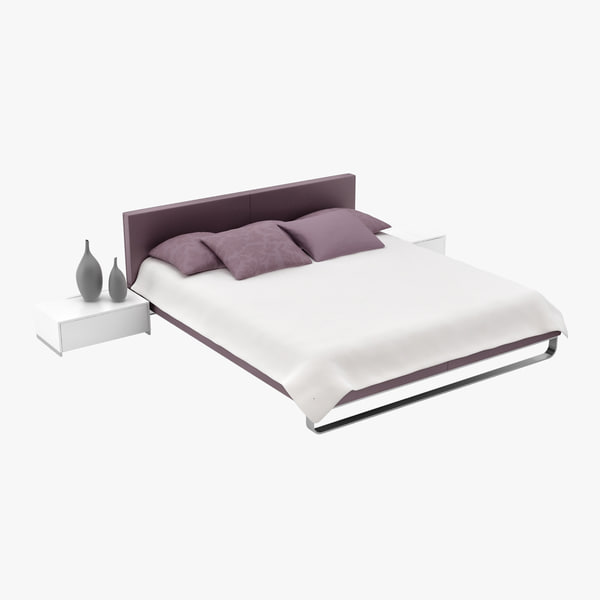 침대 03 3D 모델 - TurboSquid 512286