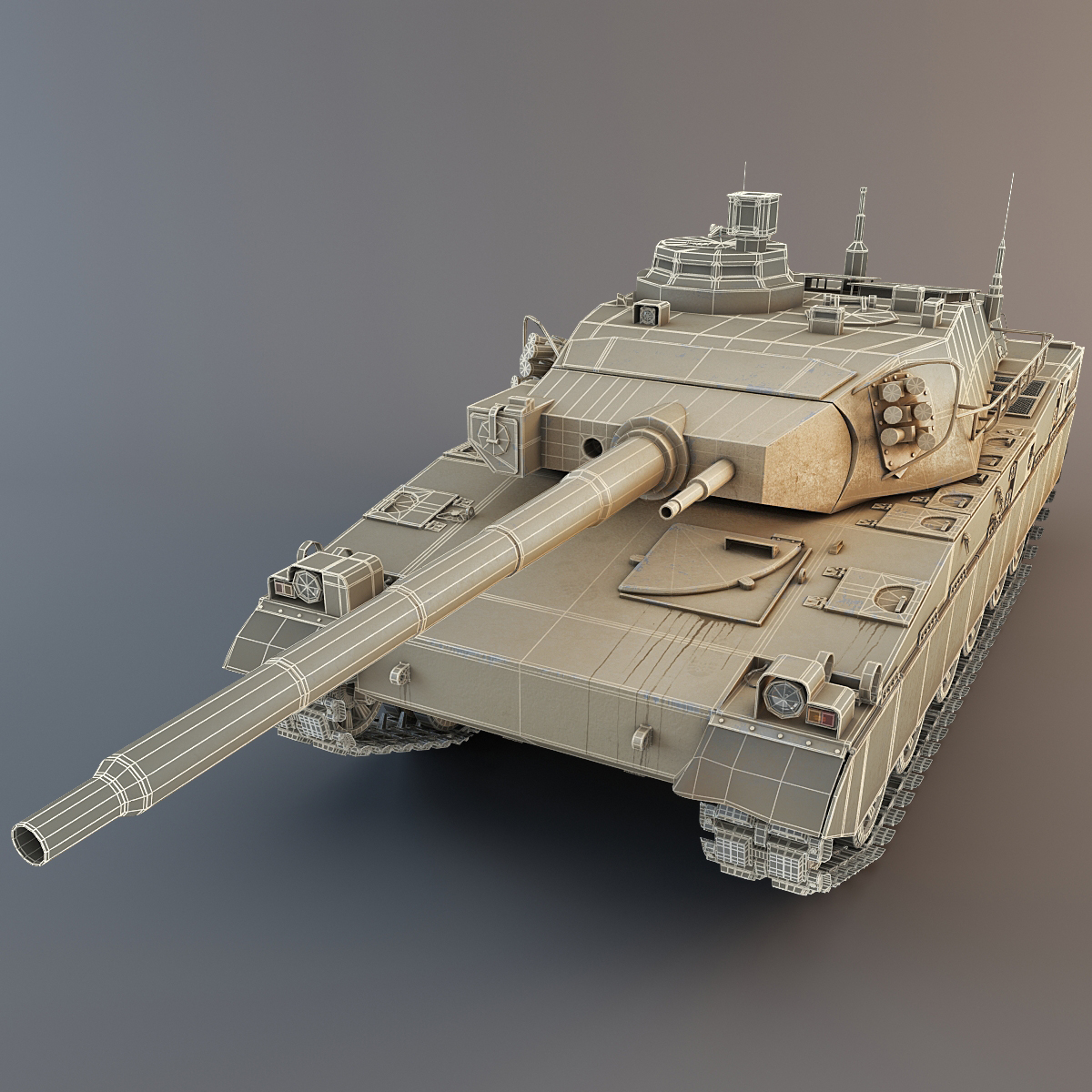 3d amx-40 french main battle tank