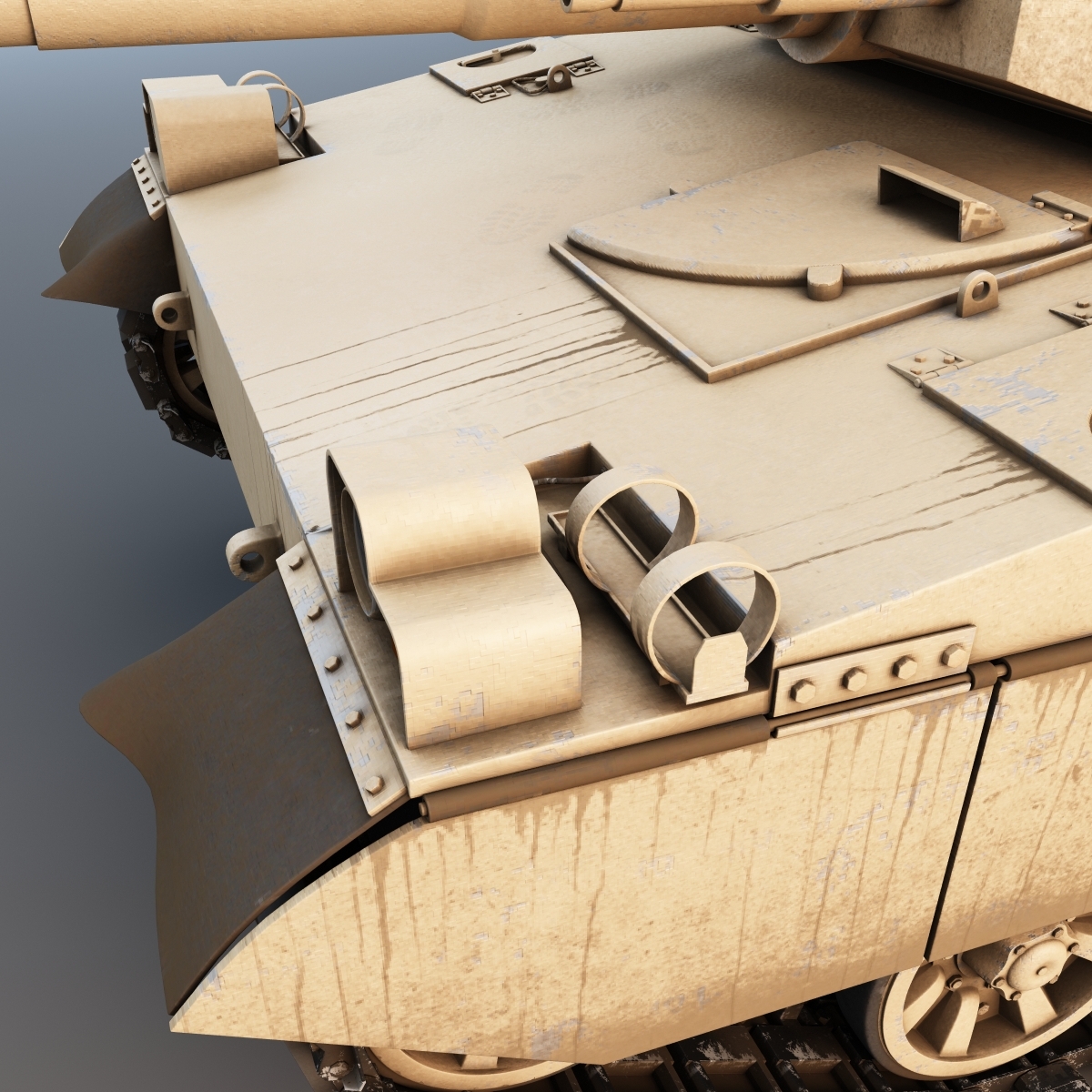 3d amx-40 french main battle tank