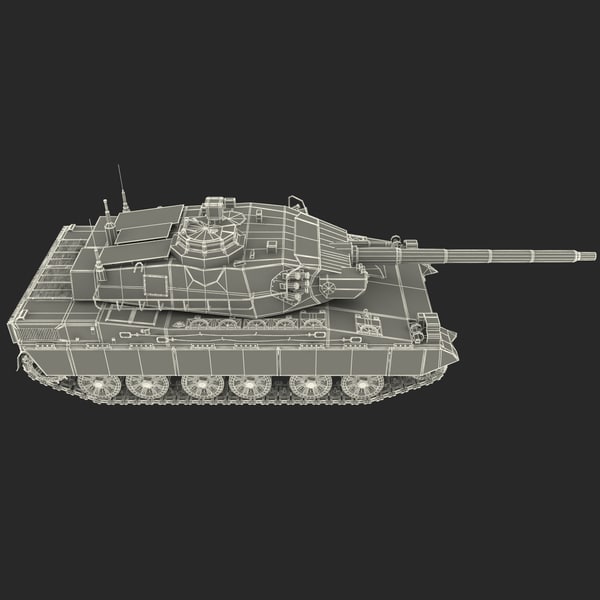 3d amx-40 french main battle tank