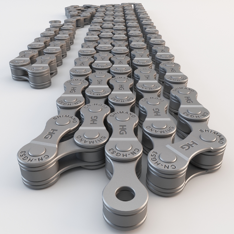 3d model bicycle chain