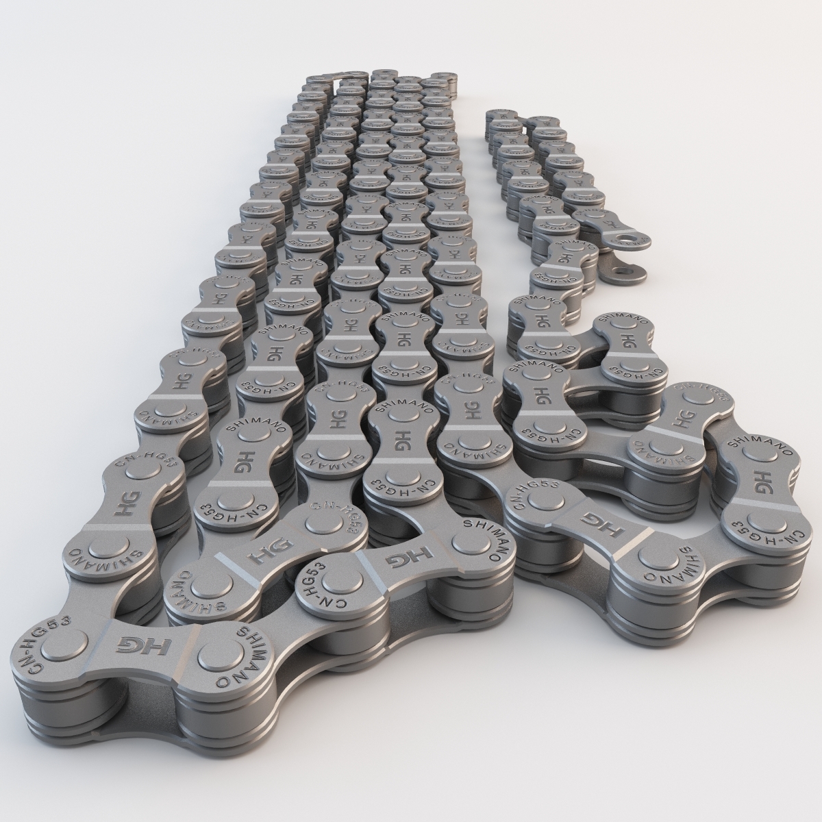 3d model bicycle chain