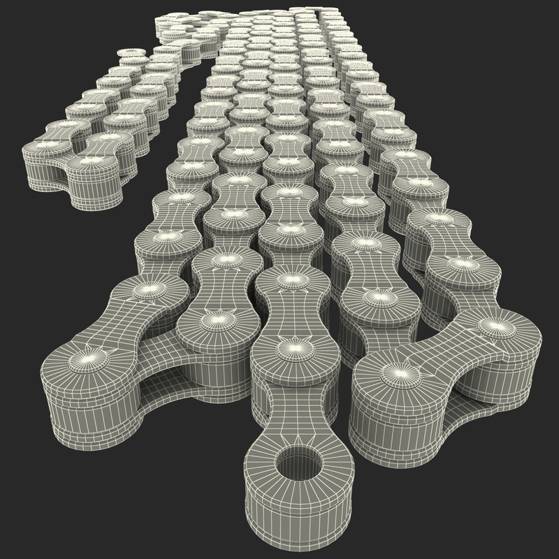 3d model bicycle chain