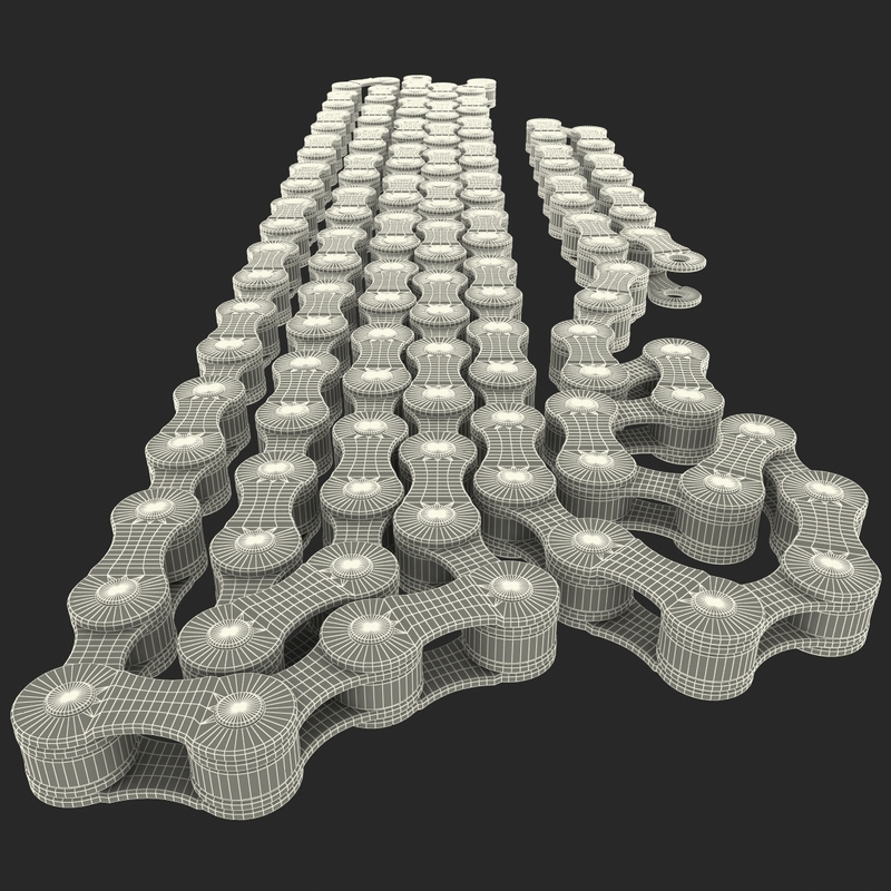 3d model bicycle chain