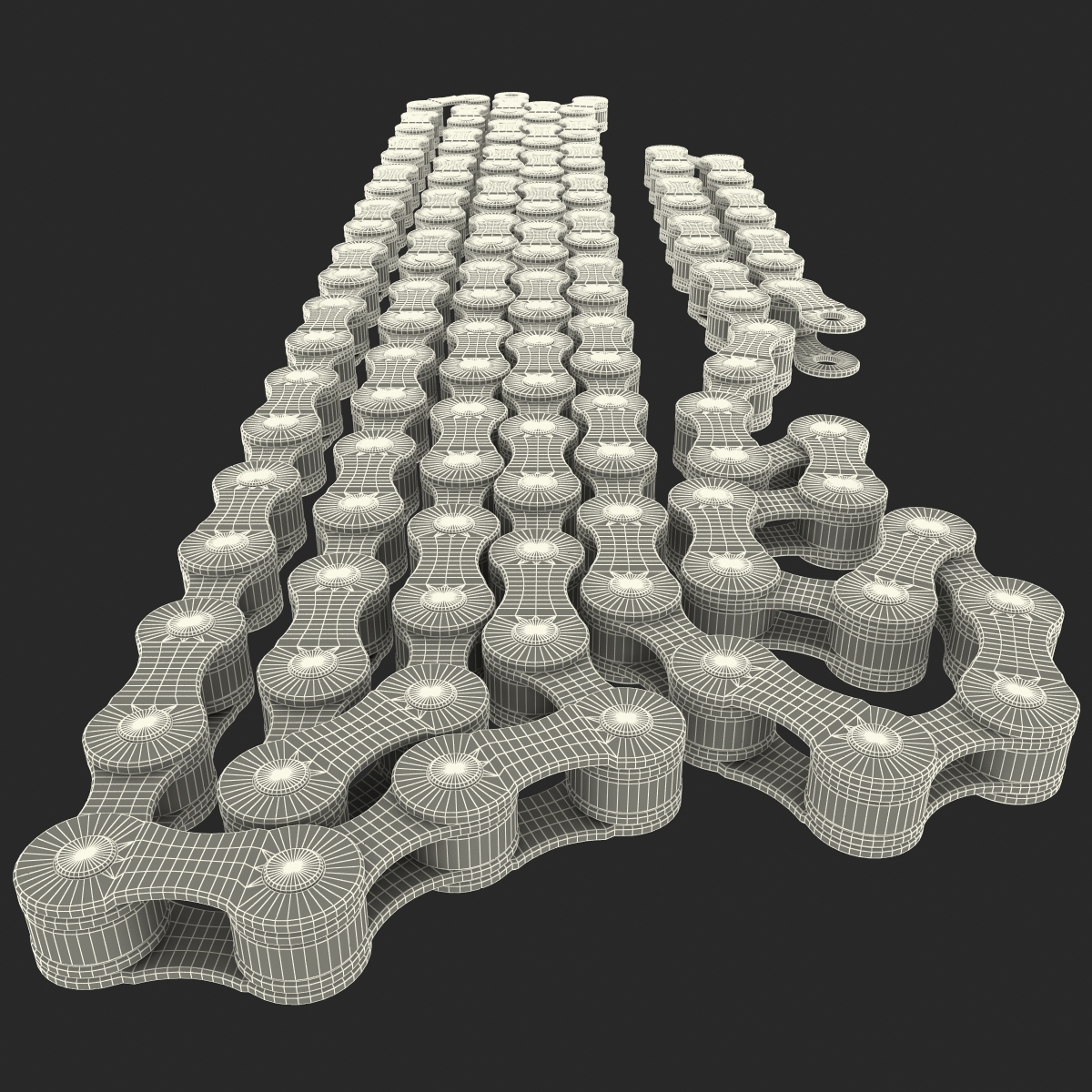3d model bicycle chain