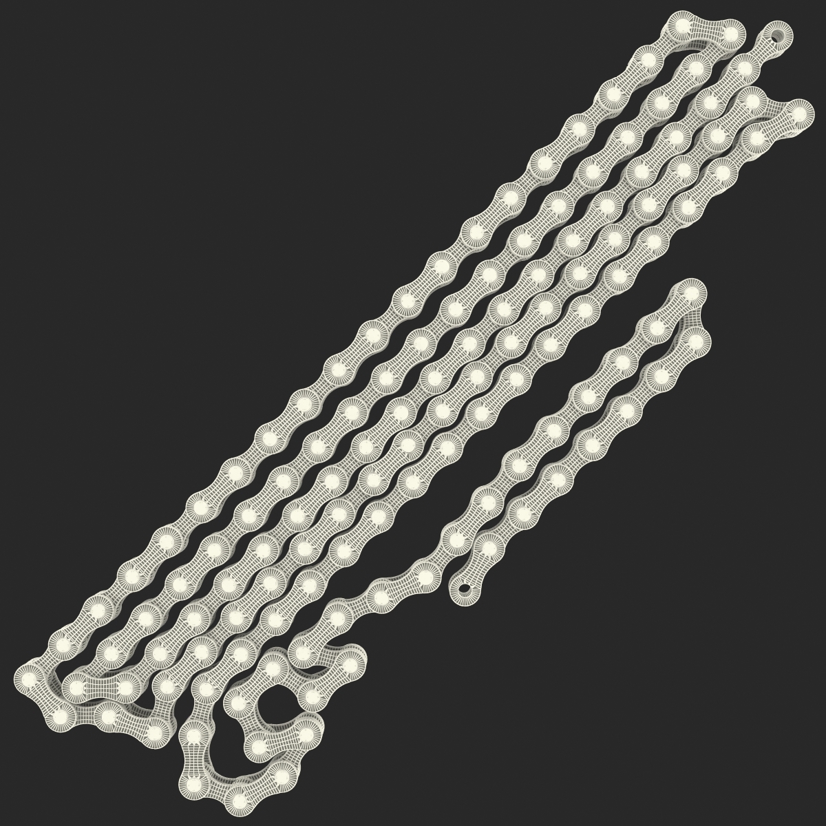 3d model bicycle chain