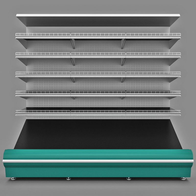 3d model supermarket shelf
