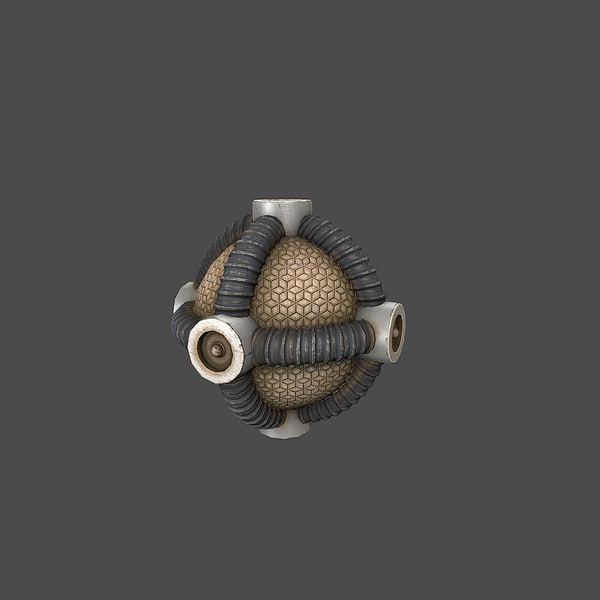 3D модель Научно-фантастическая бомба V3 - TurboSquid 742425