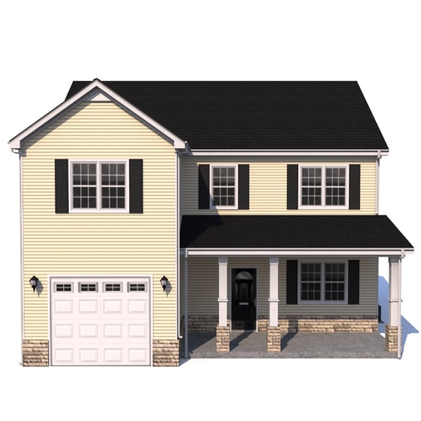 house residential home 3d model