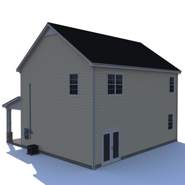 house residential home 3d model