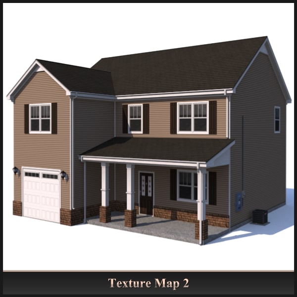 house residential home 3d model