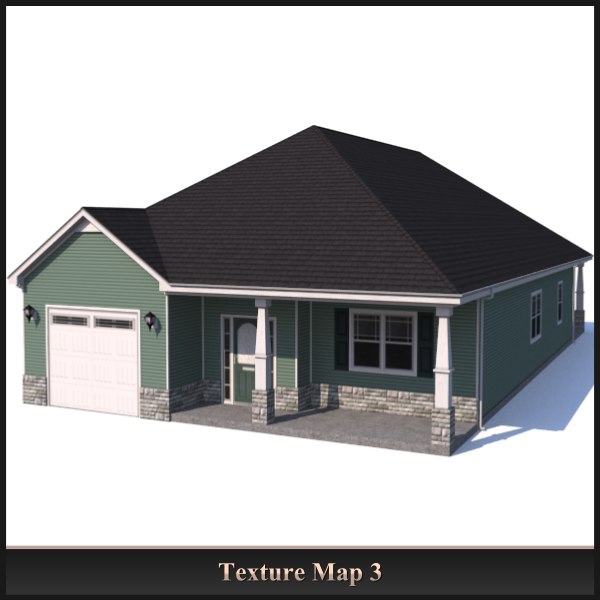 house residential home 3d model