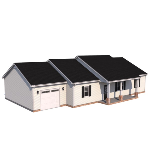 house residential home 3d model