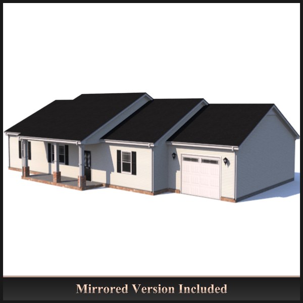 house residential home 3d model