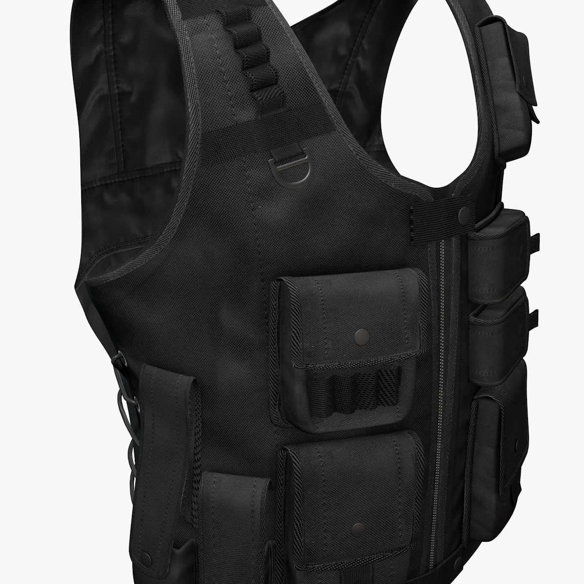 3ds max tactical entry vest black