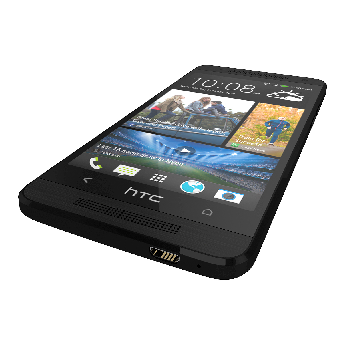 htc mini silver black