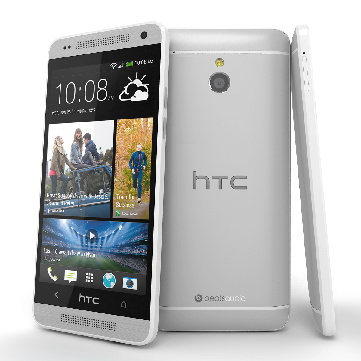 htc mini silver black