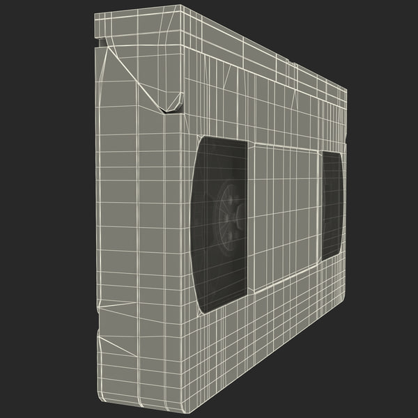 3d vhs cassette