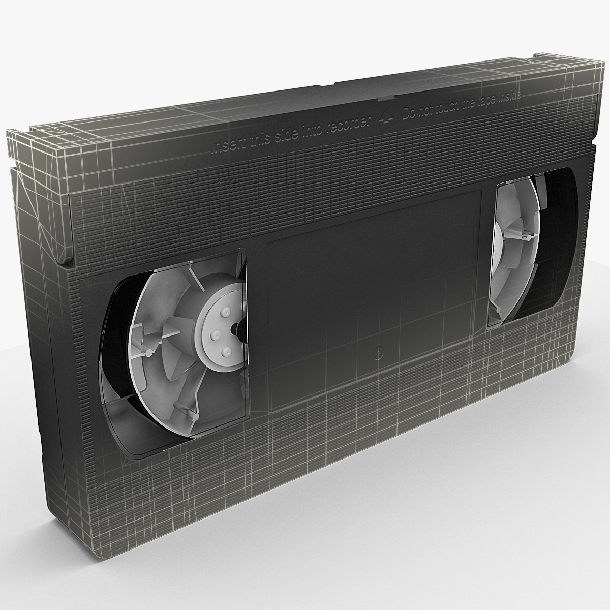 3d vhs cassette