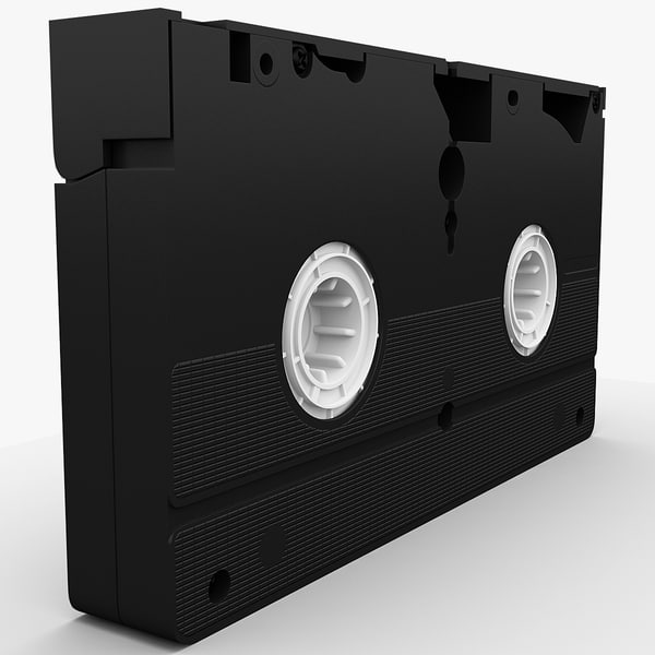 3d vhs cassette