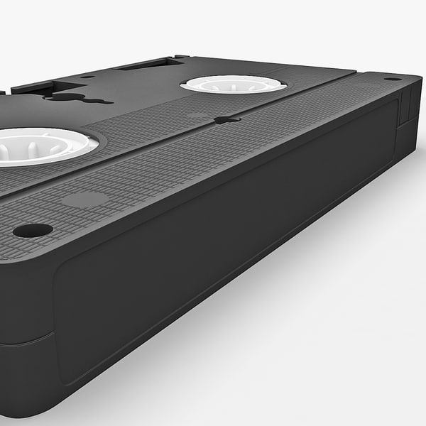 3d vhs cassette
