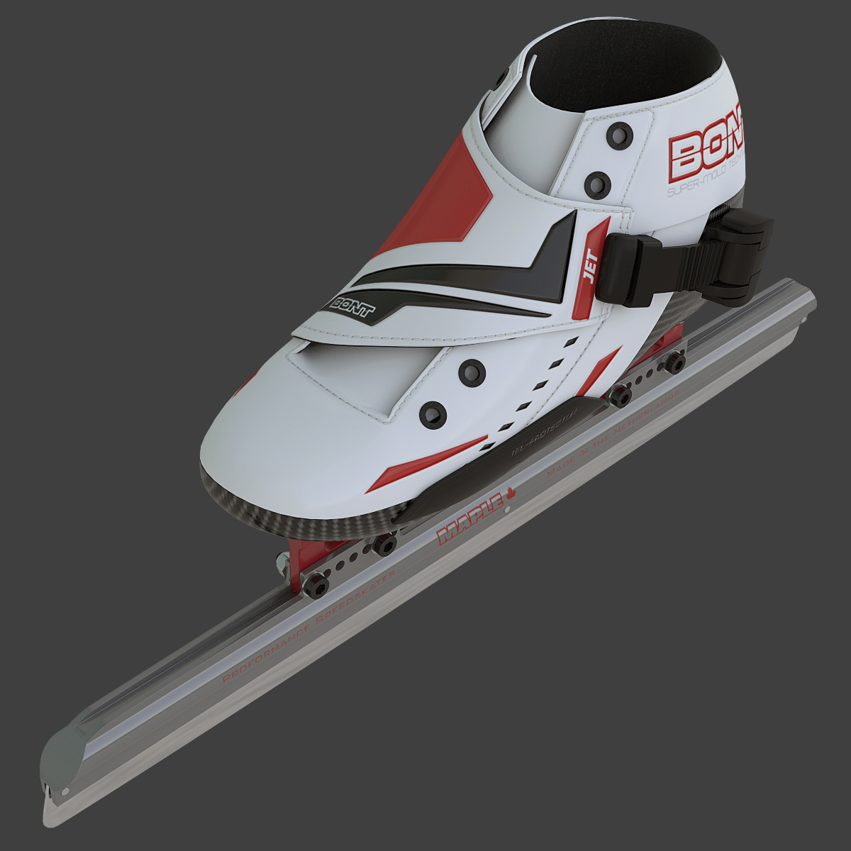 3d model of speed skating