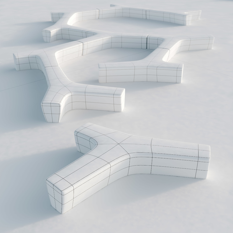 3d planters escofet model