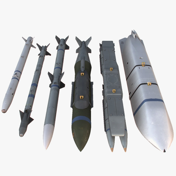 3d model agm-84 harpoon missile
