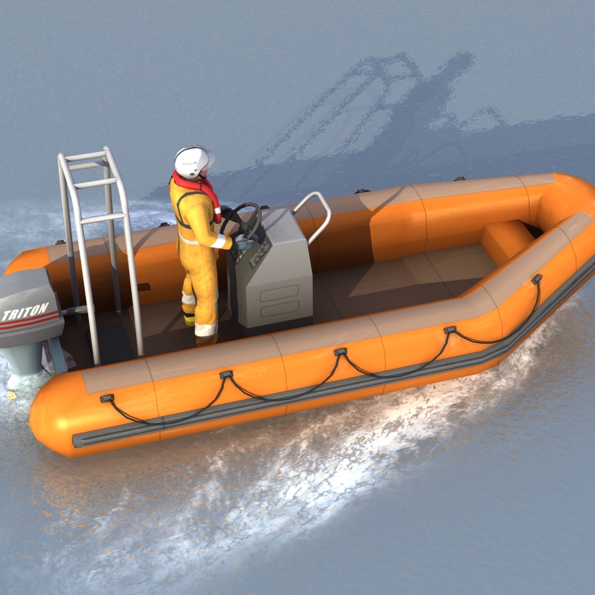 rigid rib dinghy max