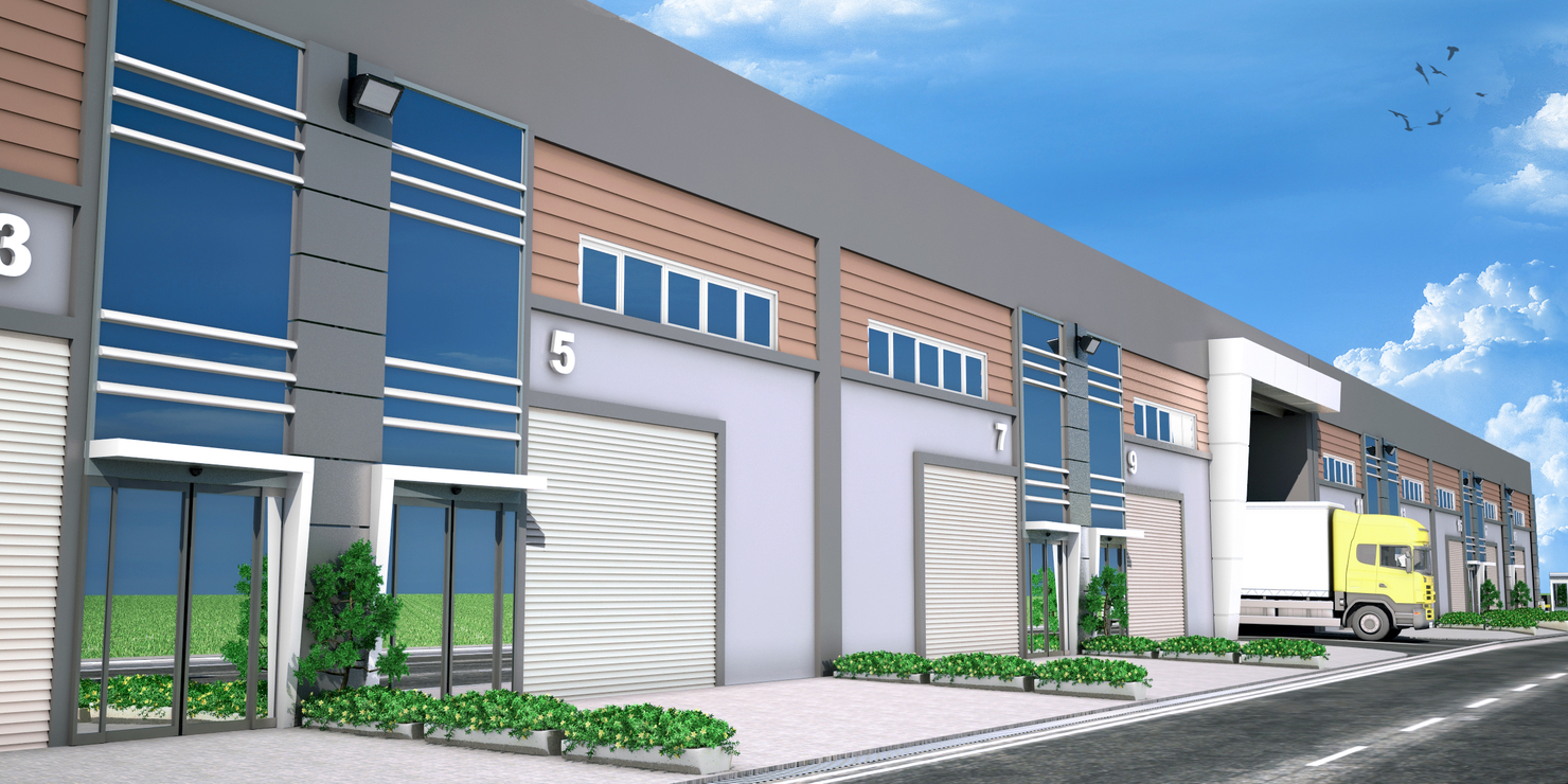 3d model modern wholesale trade center