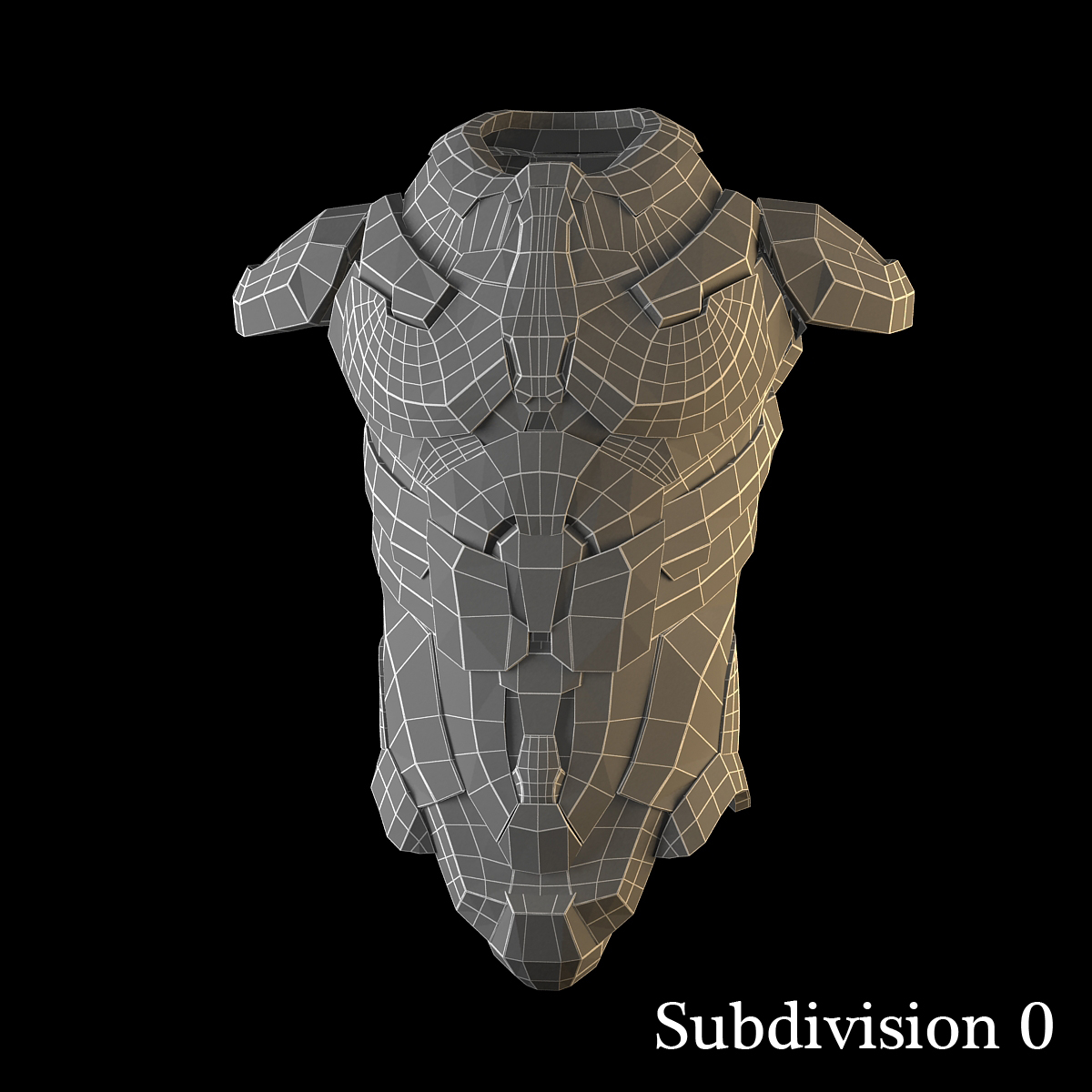 nano armor 3d model