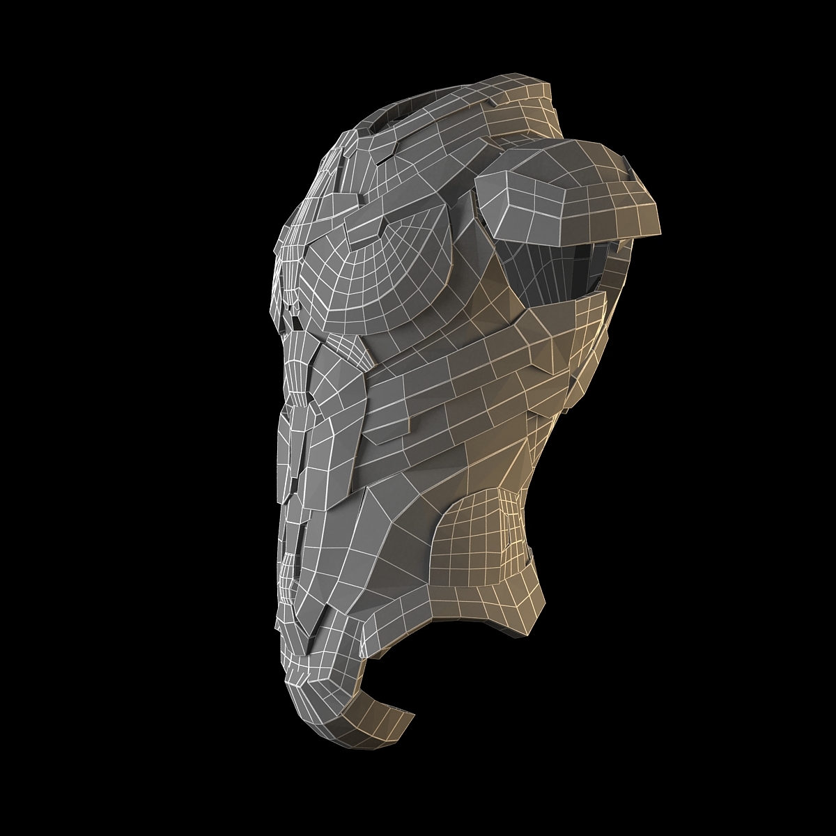 nano armor 3d model