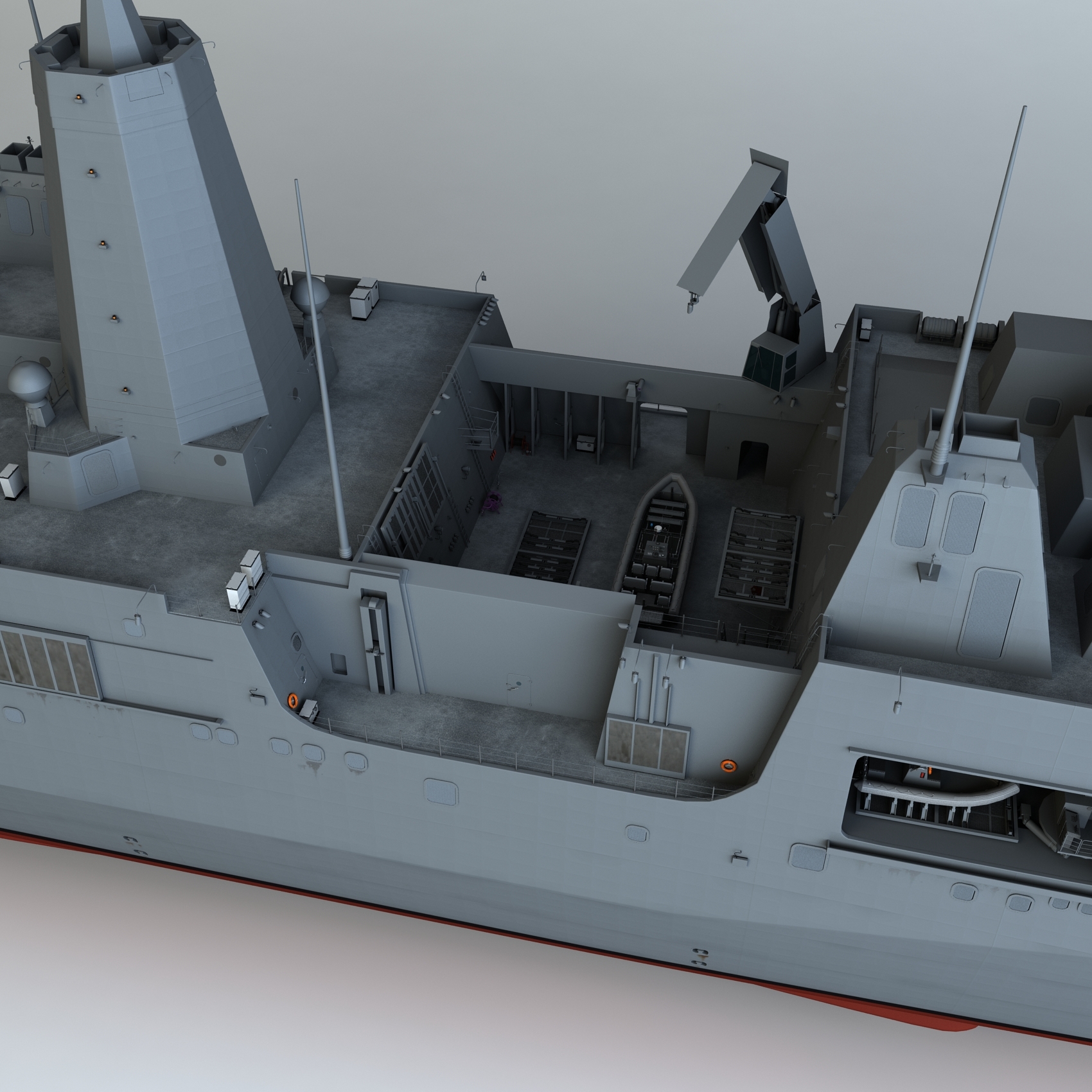 3d uss new york model