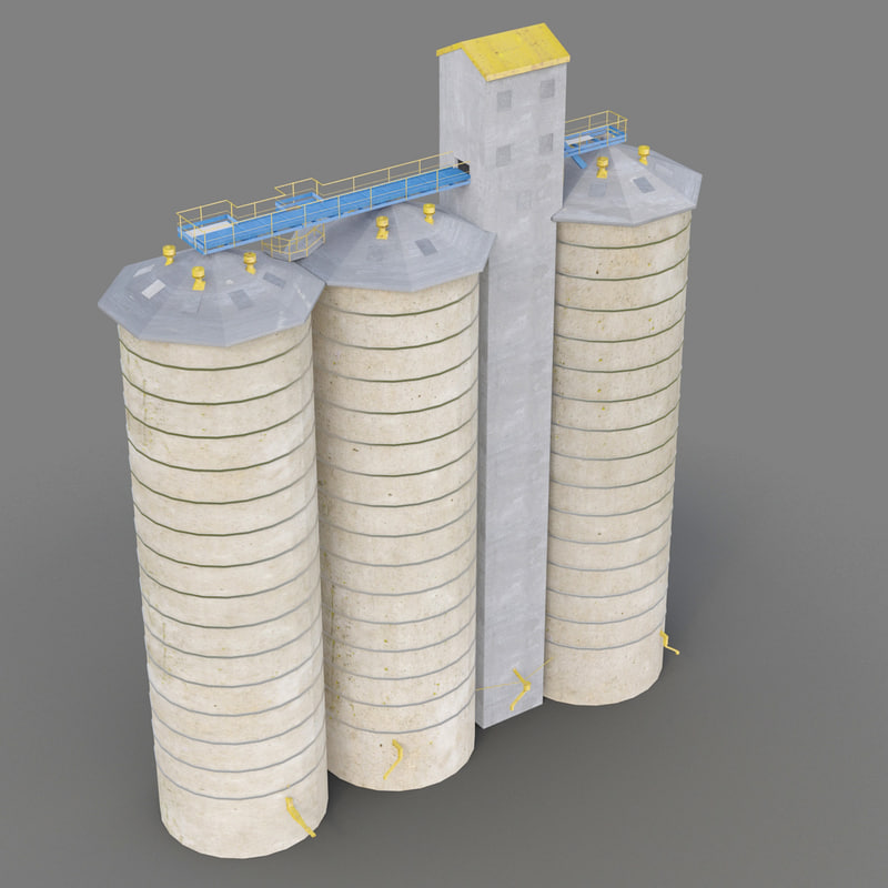 3d grain elevator