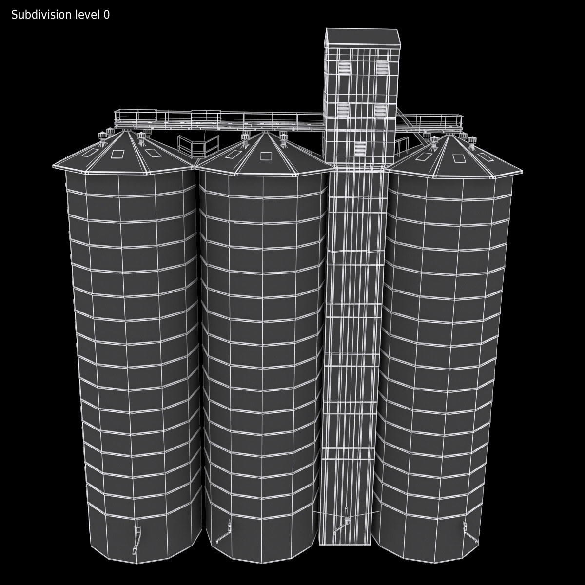 3d grain elevator