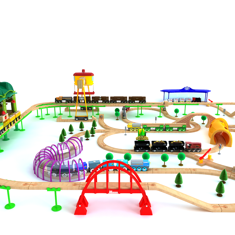 3ds kids train toy set