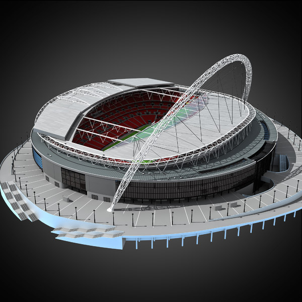 wembley stadium 3d model