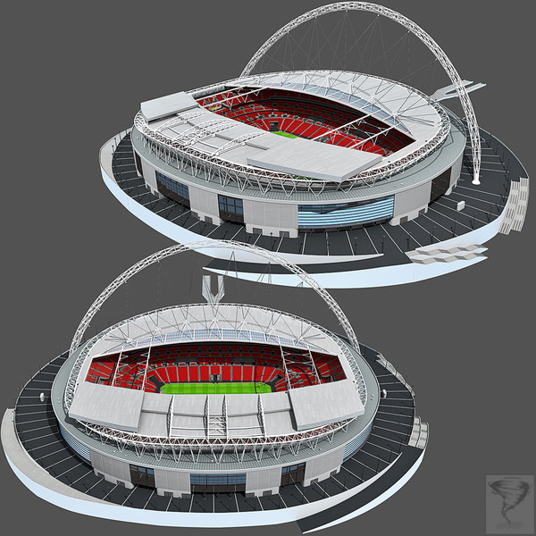 wembley stadium 3d model