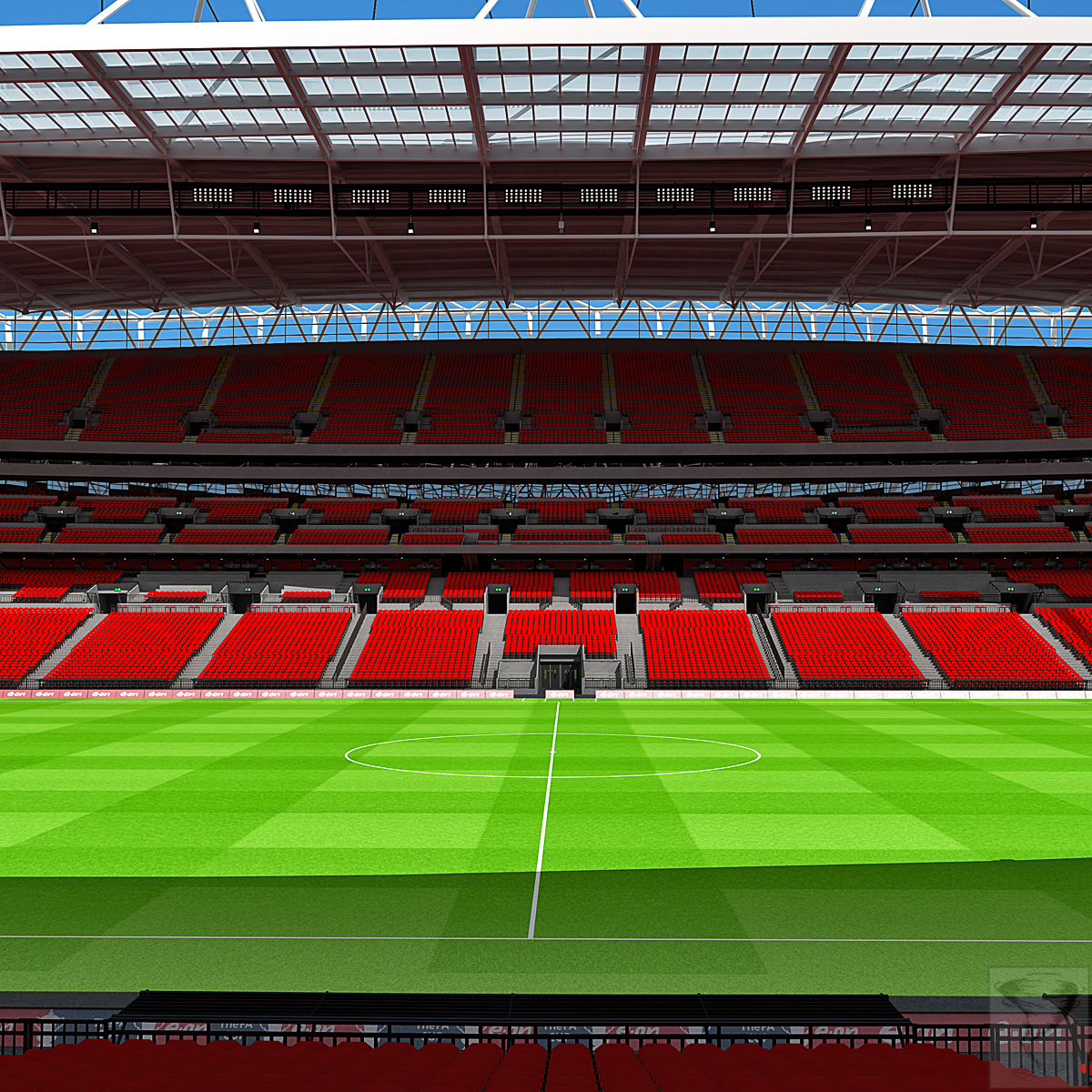 wembley stadium 3d model