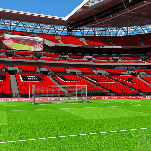 wembley stadium 3d model
