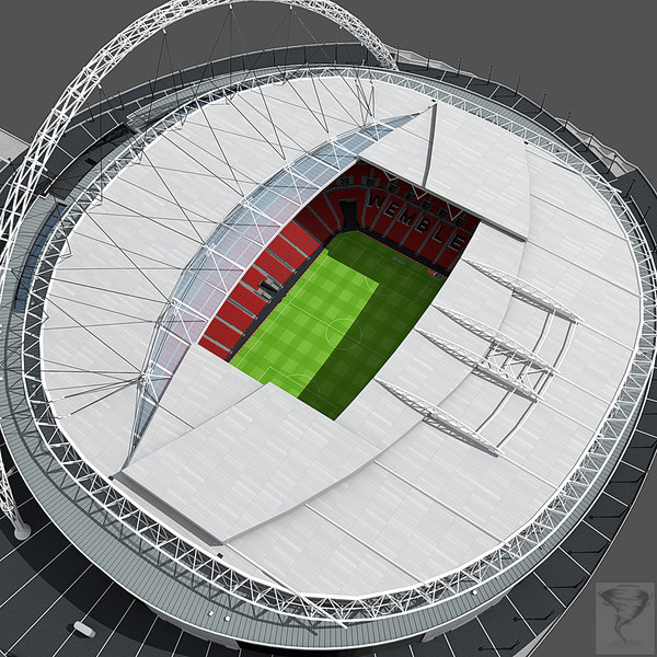 wembley stadium 3d model