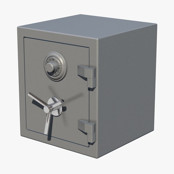 3d bank safe model