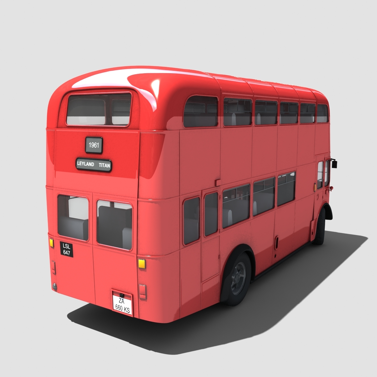 3d london bus