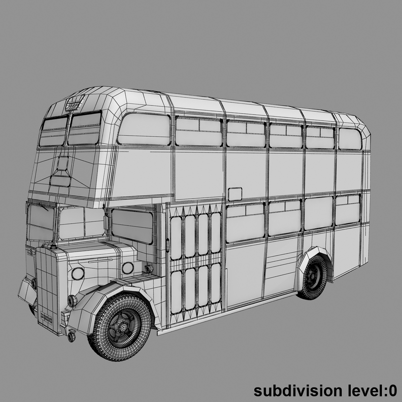 3d london bus