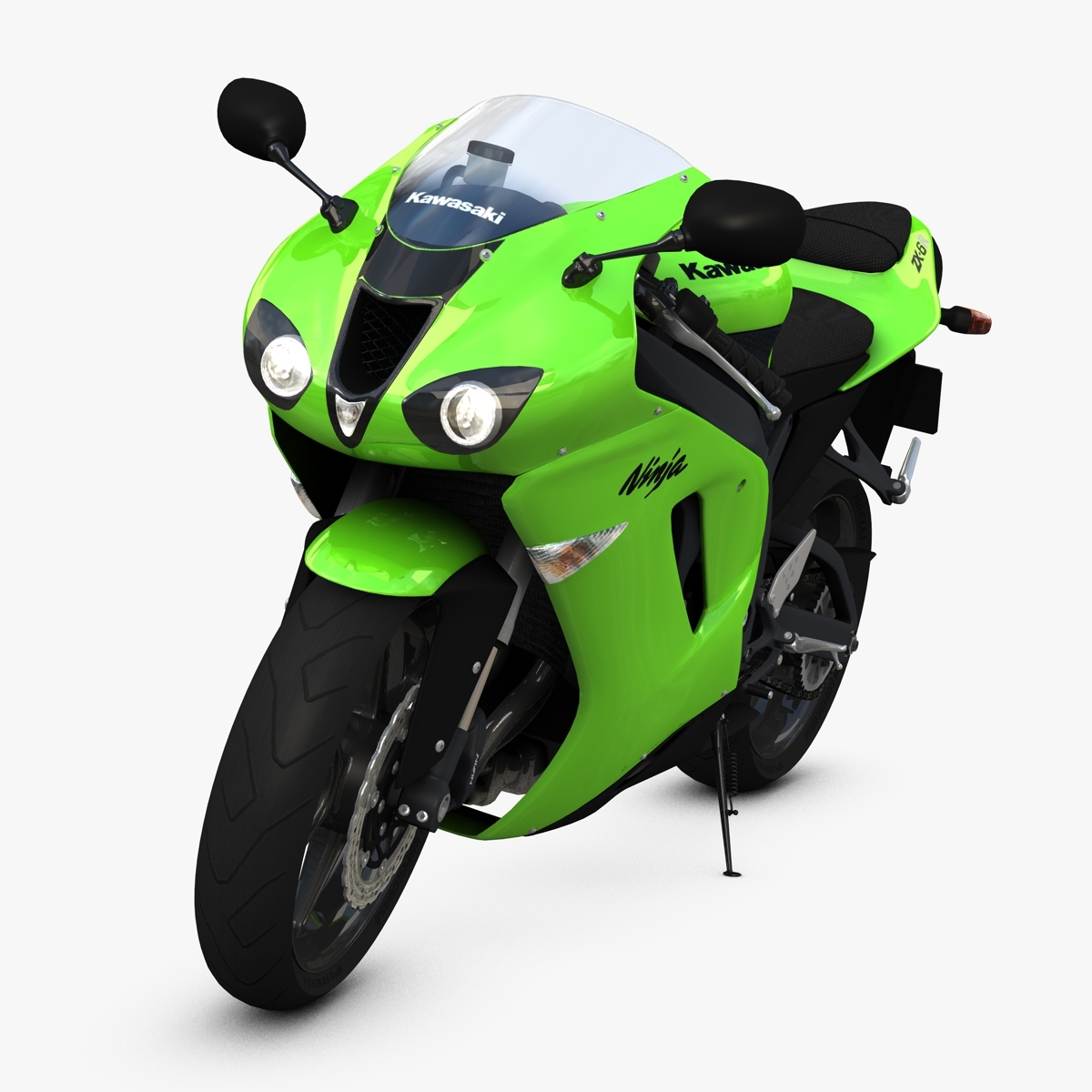 3d model of kawasaki ninja
