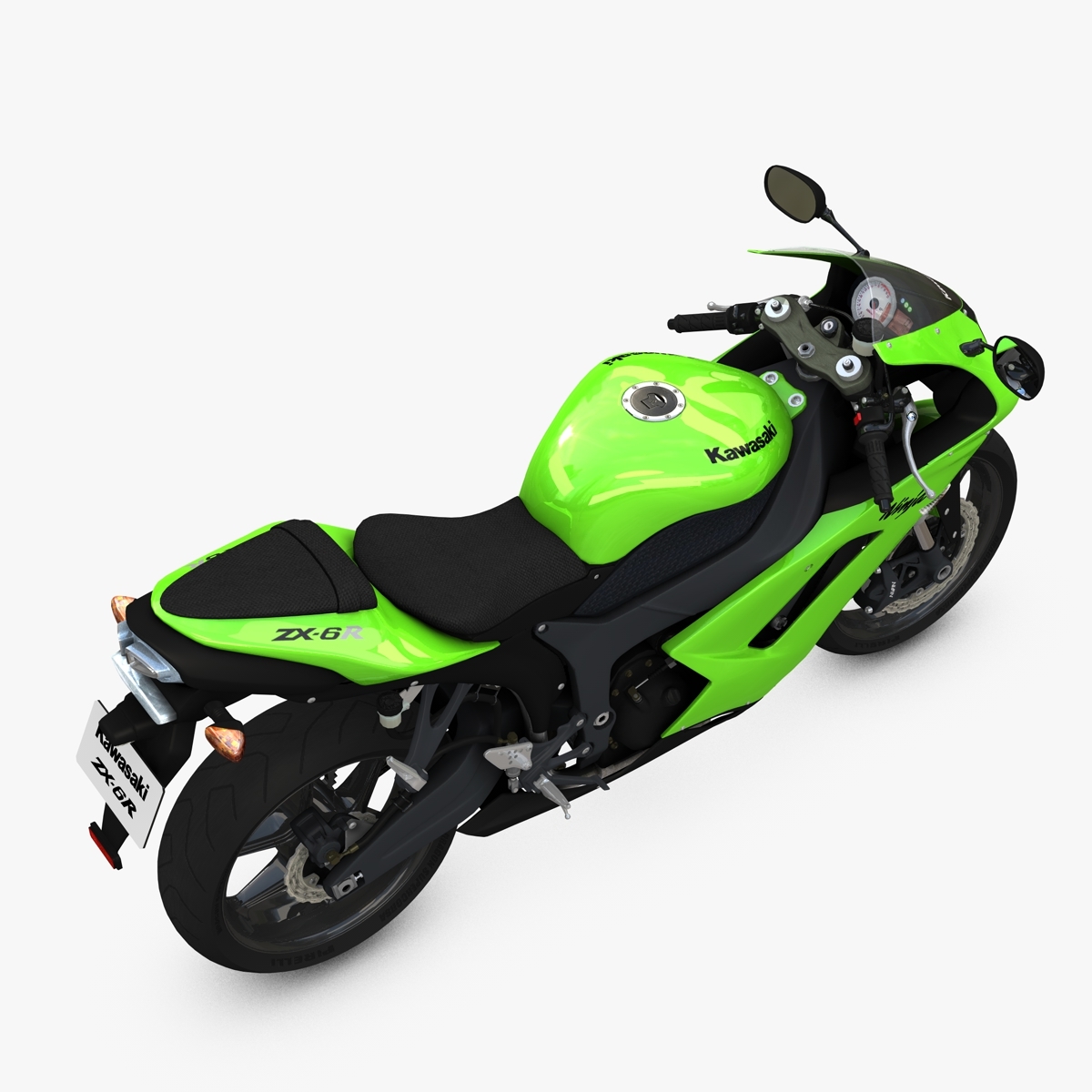 3d model of kawasaki ninja