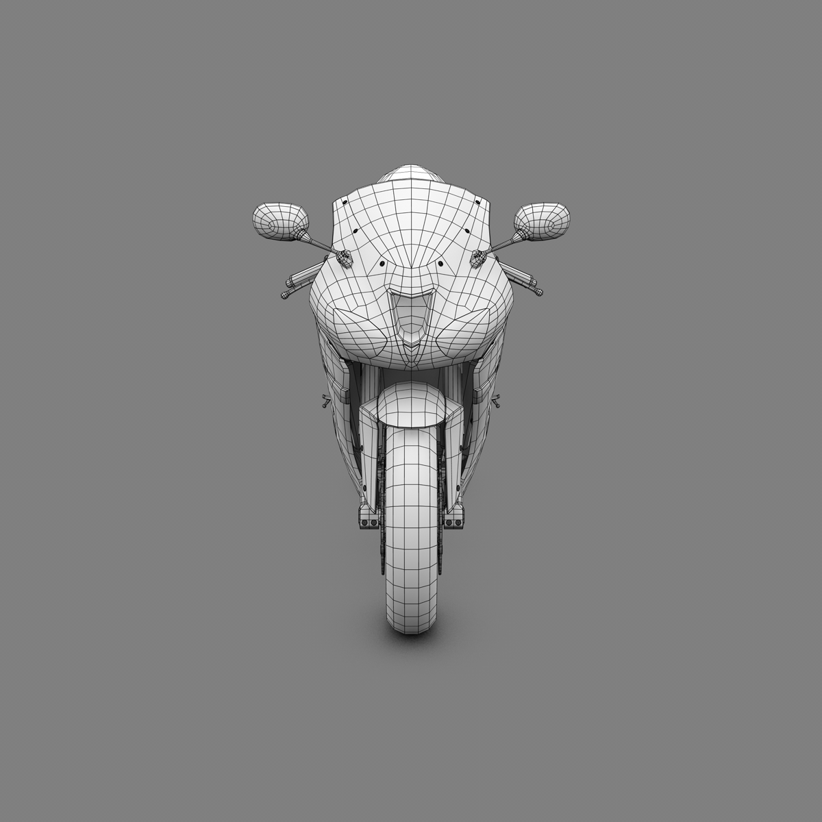 3d model of kawasaki ninja