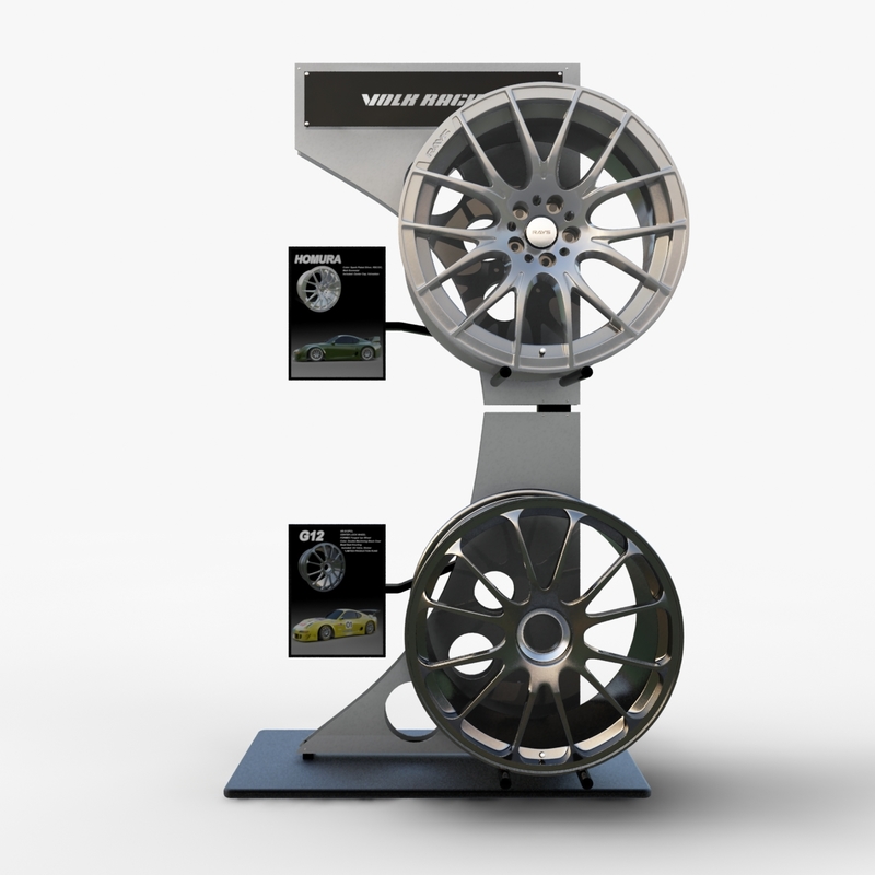 wheels rack 3d model