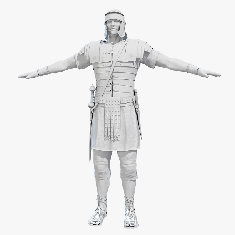 3d roman soldier