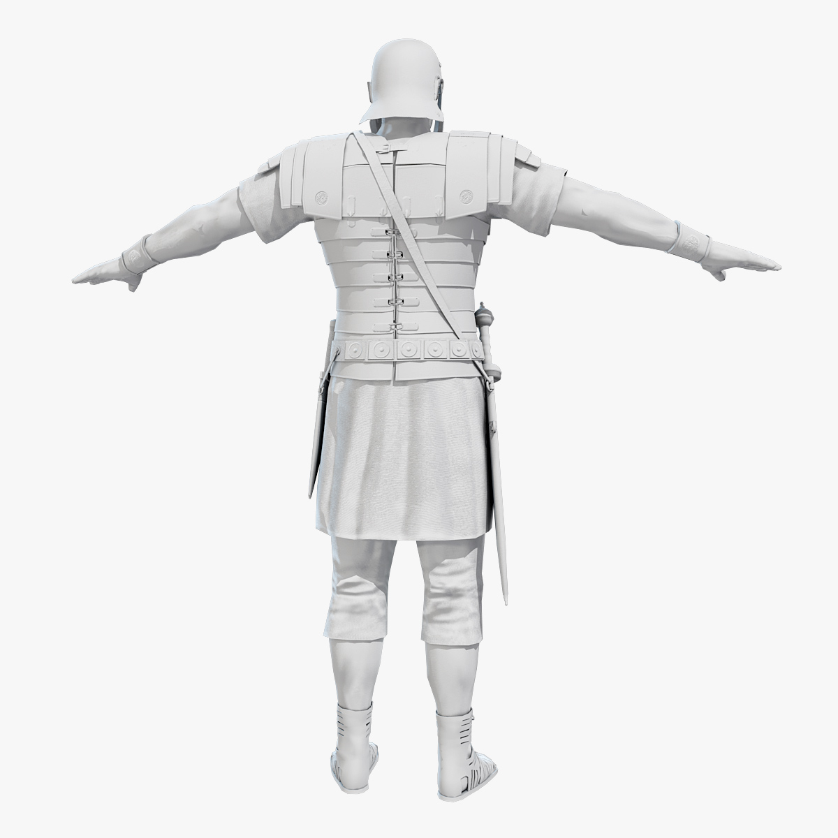 3d roman soldier